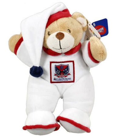 Melbourne AFL My First Teddy Bear, Footy Baby Gift