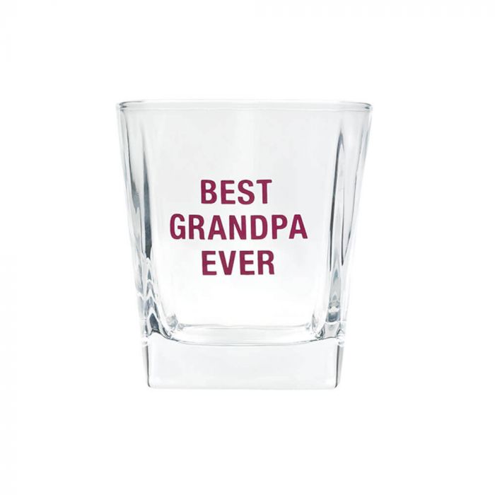 Best Grandpa Ever Glass, Gift for Papa