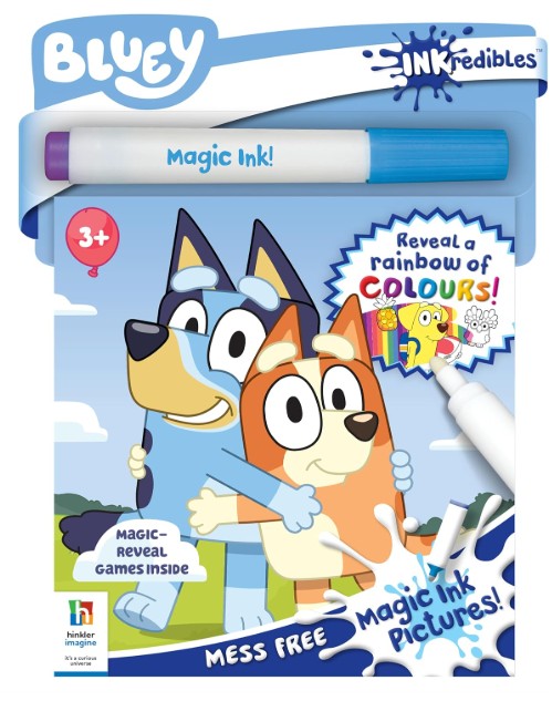 INKredibles Bluey Magic Ink Book | Mess-Free Kids Activity