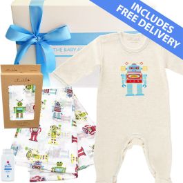 Bright Start Baby Boy Gift Basket, Free Postage Baby gifts