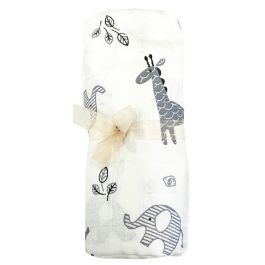 Baby Cotton Safari Muslin Wrap, practical newborn baby gift