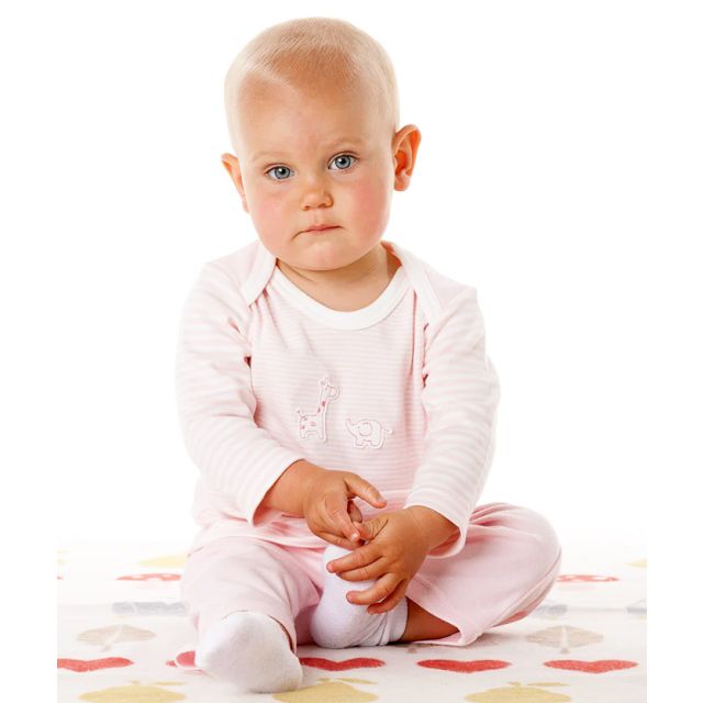 Sapling Child Organic Dusty Pink Baby Vest