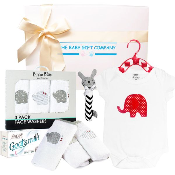 Newborn Essential Baby Gift Hamper, Unisex Baby Shower Basket