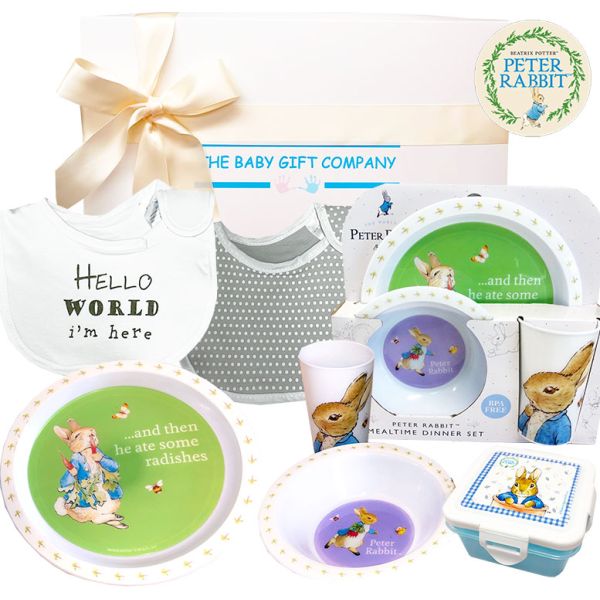 Peter Rabbit Baby Gift Box, Cute Baby Gift Hamper