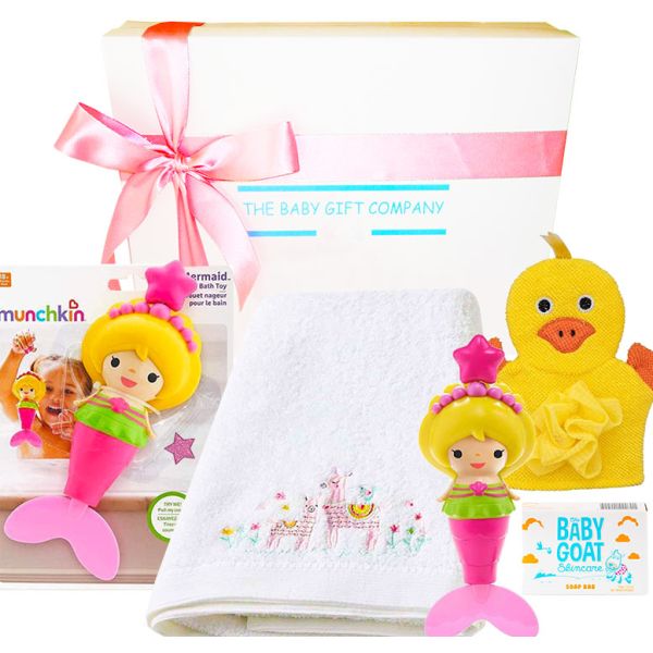 Splish, Splash Baby Girl Gift Hamper, Baby Girl Bath Gifts