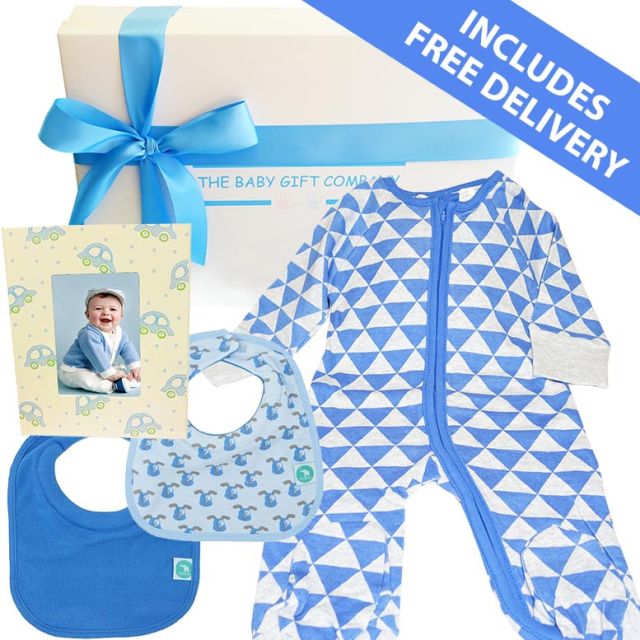 Bright Start Baby Boy Gift Basket, Free Postage Baby gifts